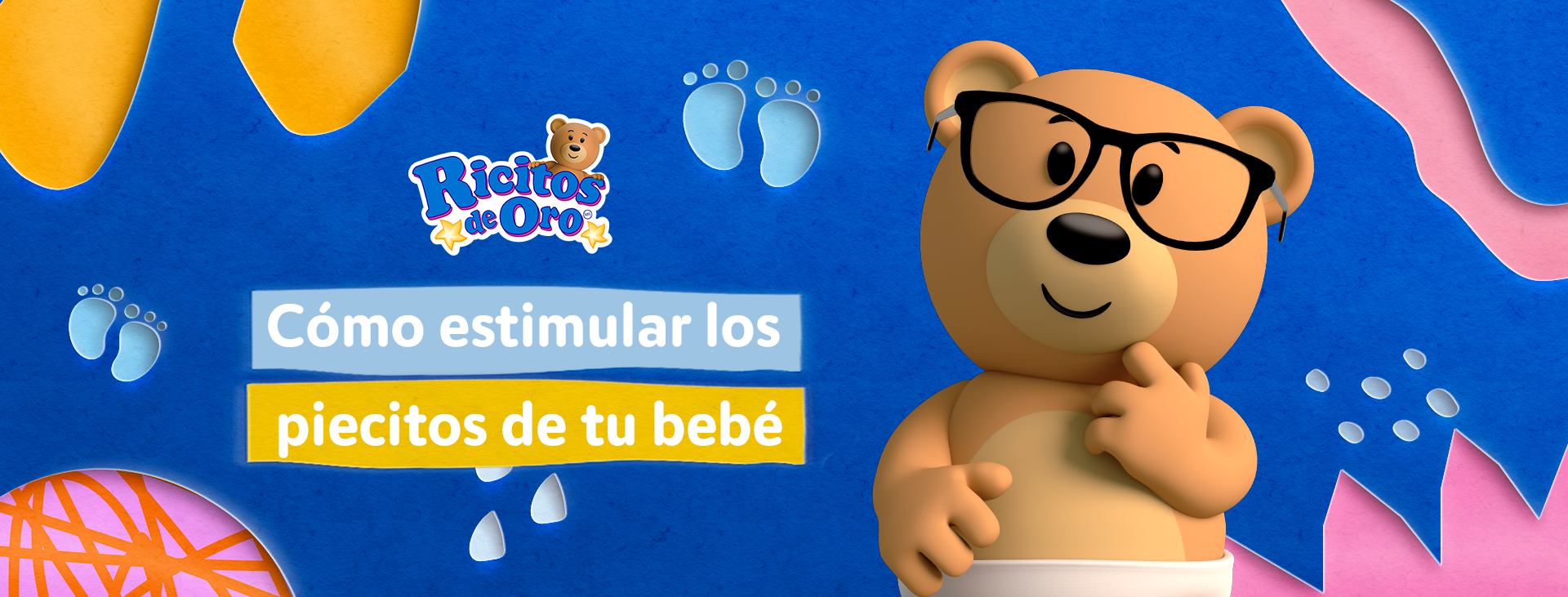 Cómo estimular los piecitos de tu bebé - Ricitos de Oro Blog